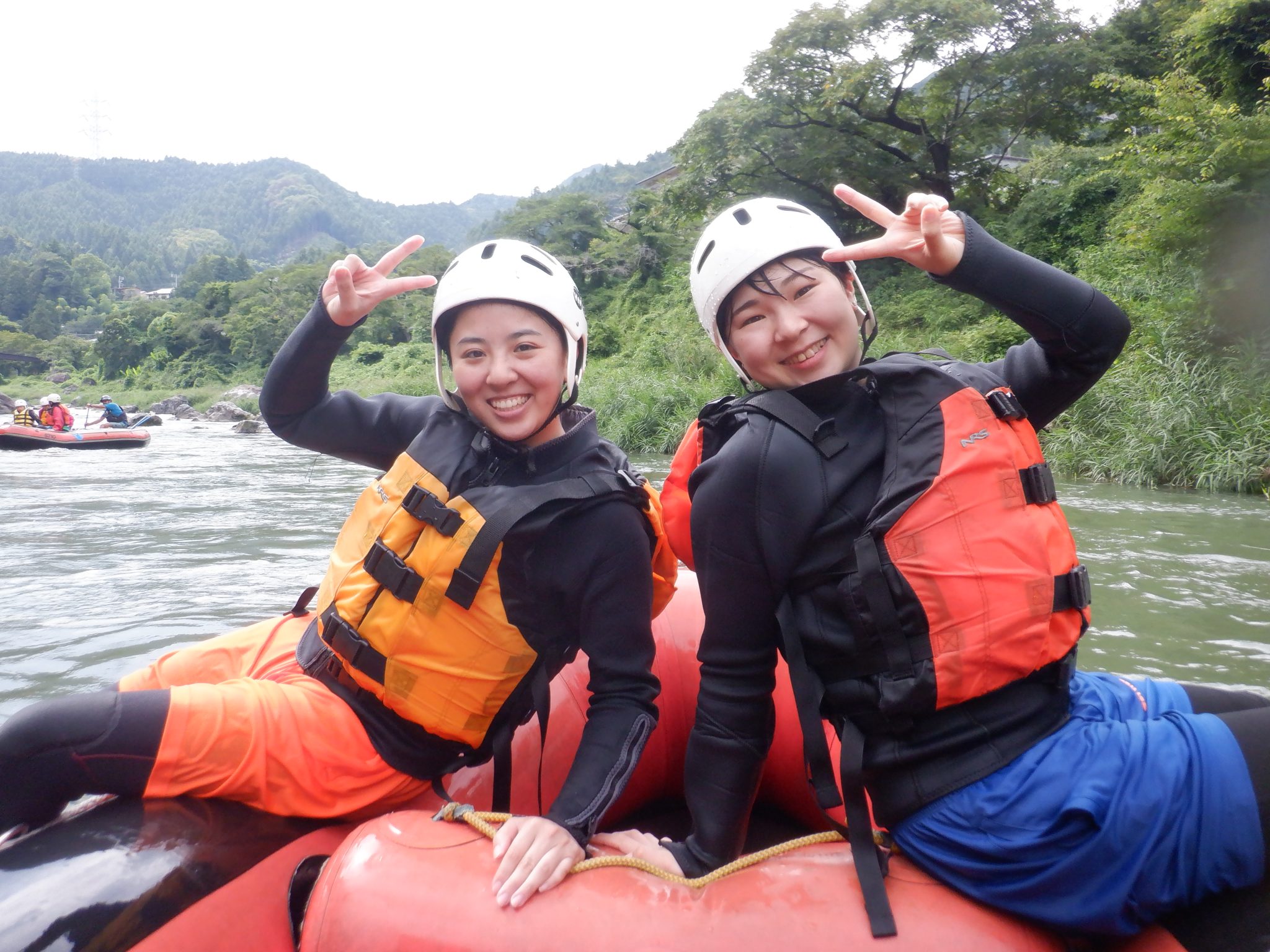 2024/07/26 rafting big smile okutama mitake. - Tokyo Okutama rafting